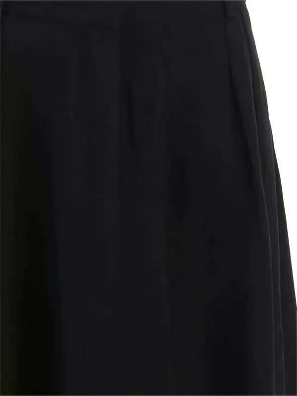 THE GARMENT Pleated Bubble-hem Midi Skirt