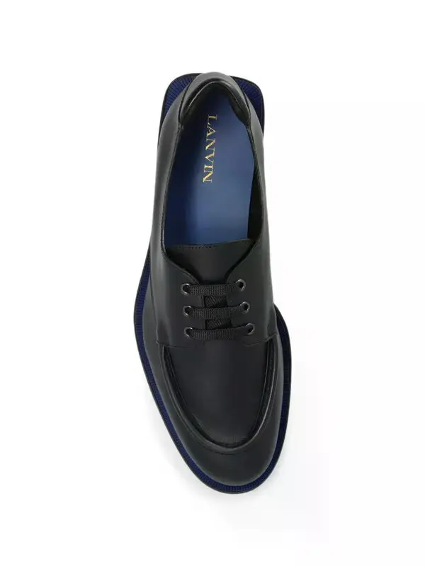 LANVIN Derby Shoes In Soft Leather