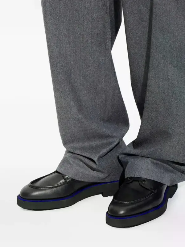 LANVIN Derby Shoes In Soft Leather