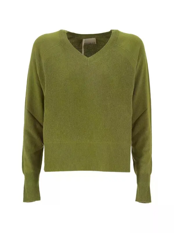 PENNYBLACK Ribbed-knit V-neck Sweater