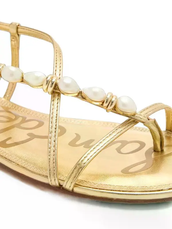 Sam Edelman Calla 2 Faux-pearl-embellished Sandals