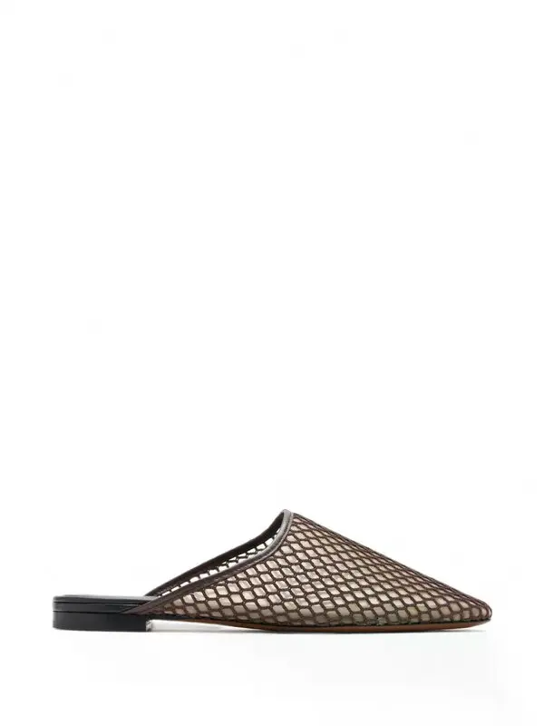 Vince Dakota Ii Mesh Mules - Brown