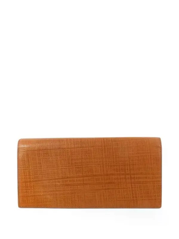 Loewe Bifold Textured Wallet - Brown