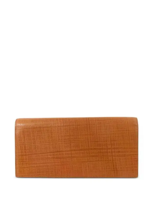 Loewe Bifold Textured Wallet - Brown