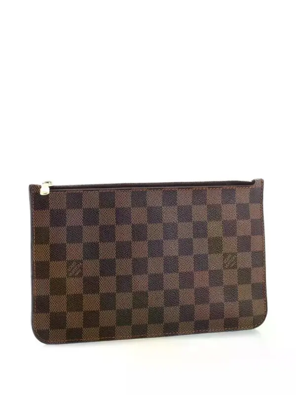 LOUIS VUITTON Neverfull Pochette Damier Large Pouch