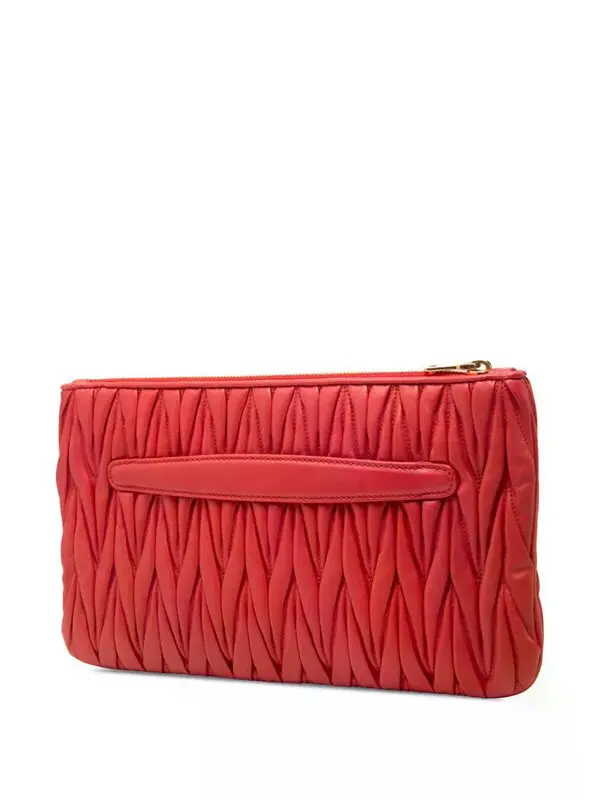 Miu Miu 2010-2026 Matelasse Nappa Clutch Bag