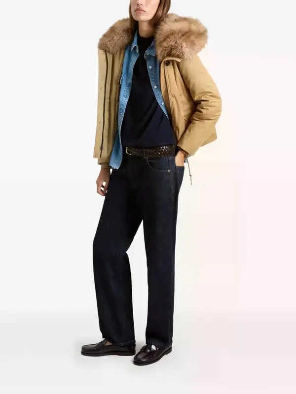 Woolrich Faux-fur Trim Hooded Jacket