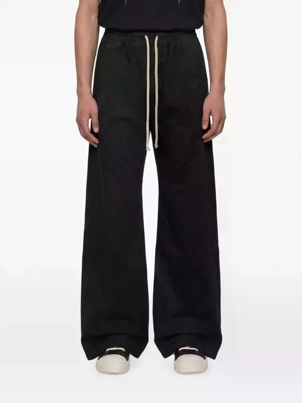 Rick Owens Drawstring Wide-leg Trousers - Black