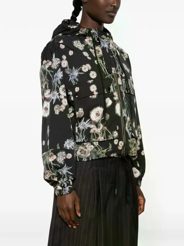 PSOPHIA Floral-print Hooded Jacket