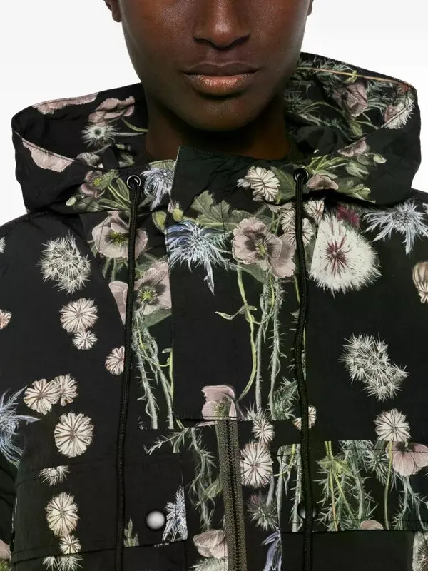 PSOPHIA Floral-print Hooded Jacket