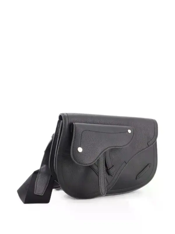Dior Saddle Messenger Pouch Leather Crossbody Bag