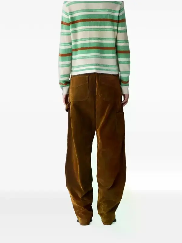 Guest In Residence Striped Polo-collar Sweater