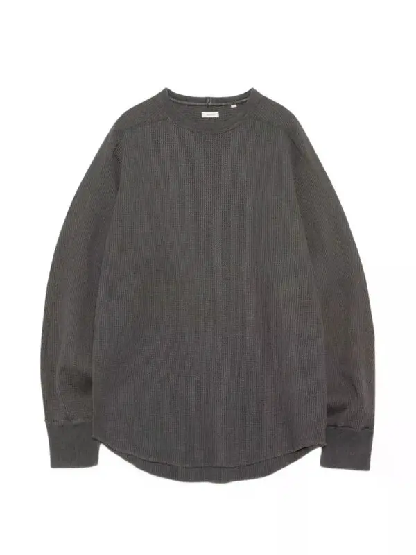 Nanamica Waffle-knit Crew-neck Sweater