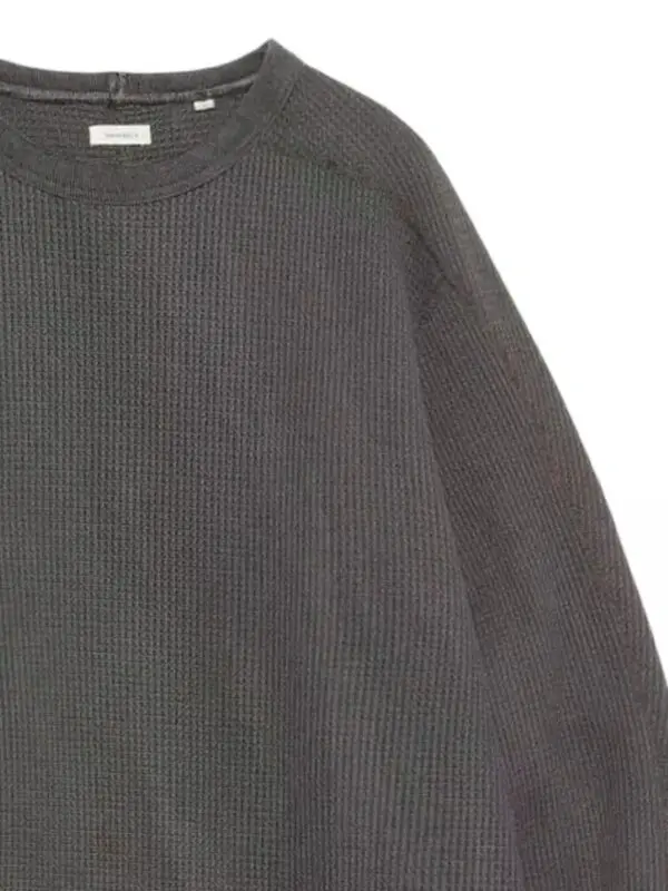 Nanamica Waffle-knit Crew-neck Sweater