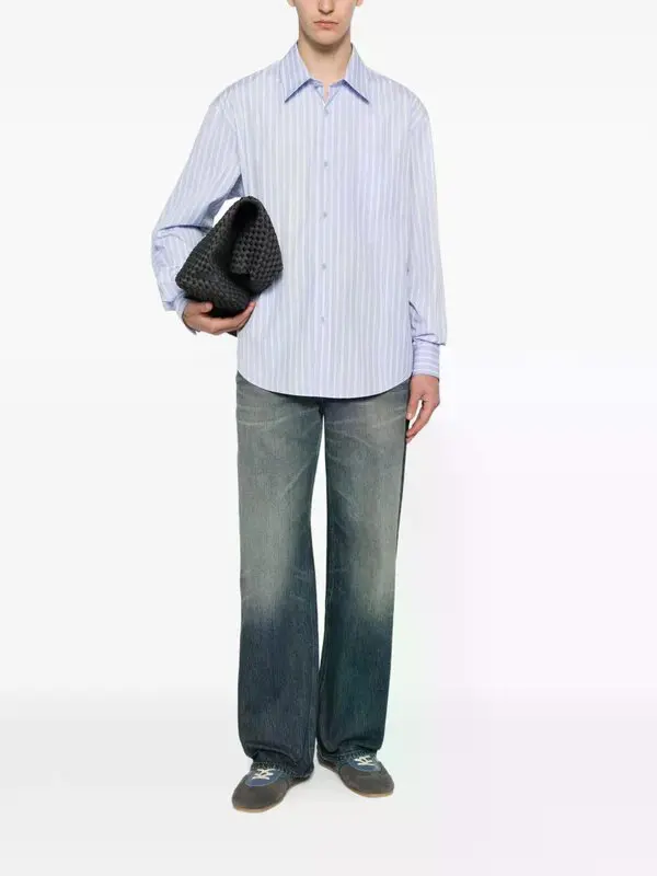 Sandro Striped Oversized Shirt