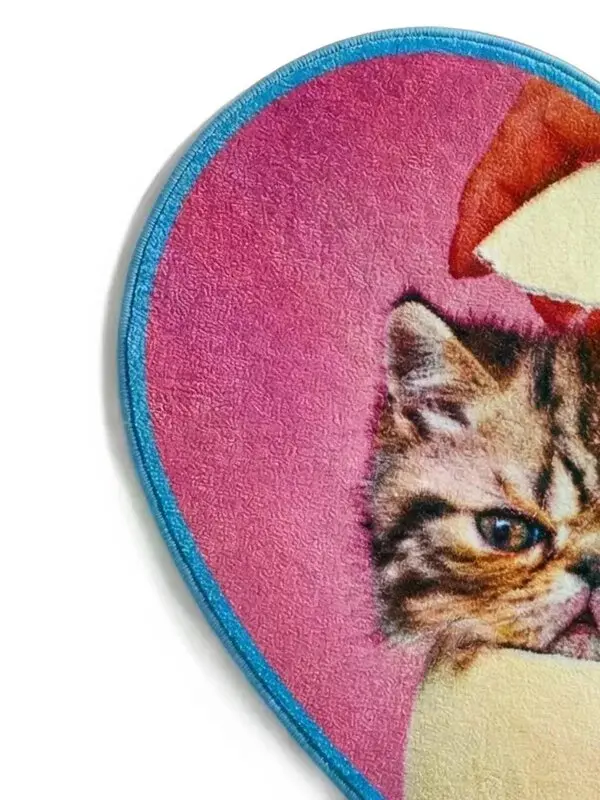 SELETTI Toiletpaper Cat Surprise Bath Mat - Pink