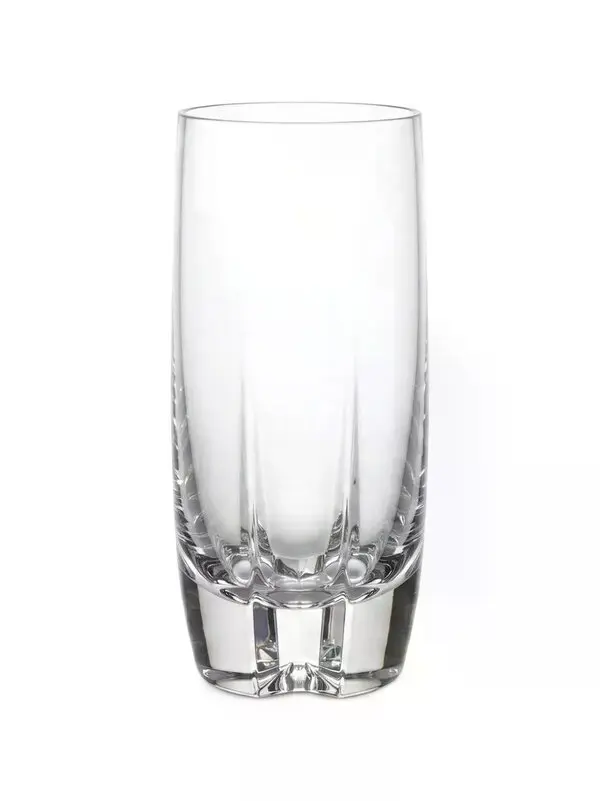 MARIO CIONI & C Fluted Crystal Glasses Set - White