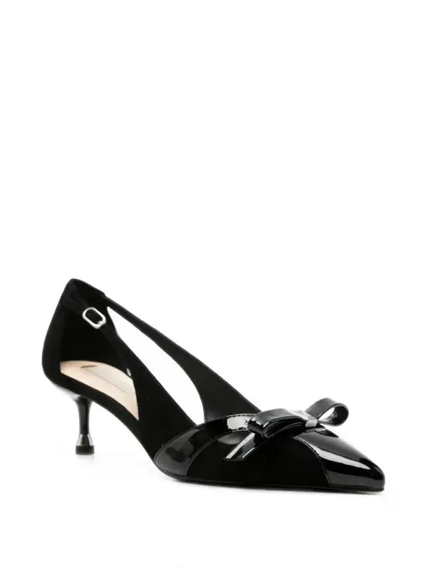 Liu Jo Deva Bow-detail Slingback Pumps