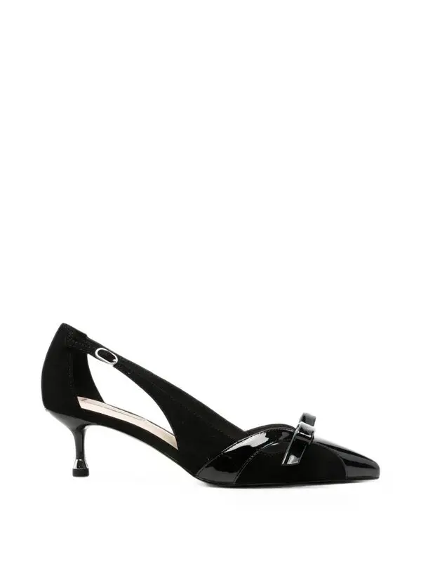 Liu Jo Deva Bow-detail Slingback Pumps - Black