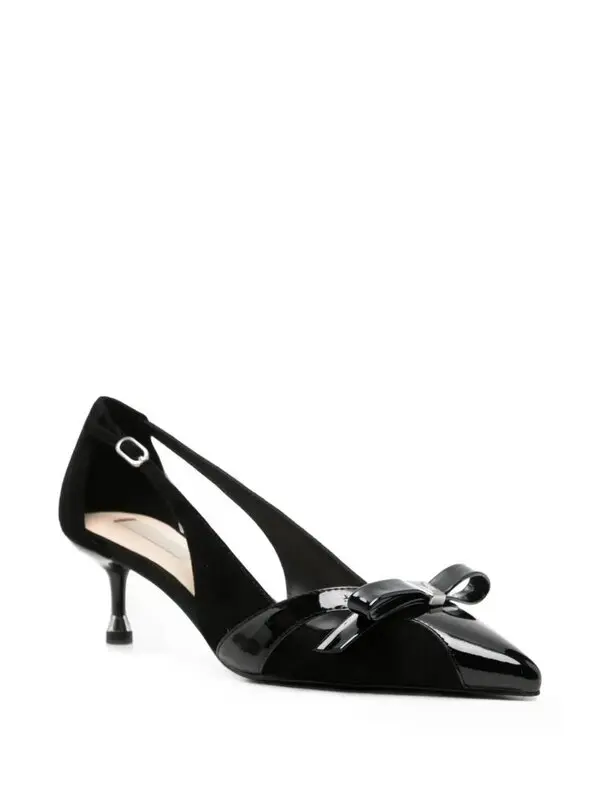 Liu Jo Deva Bow-detail Slingback Pumps