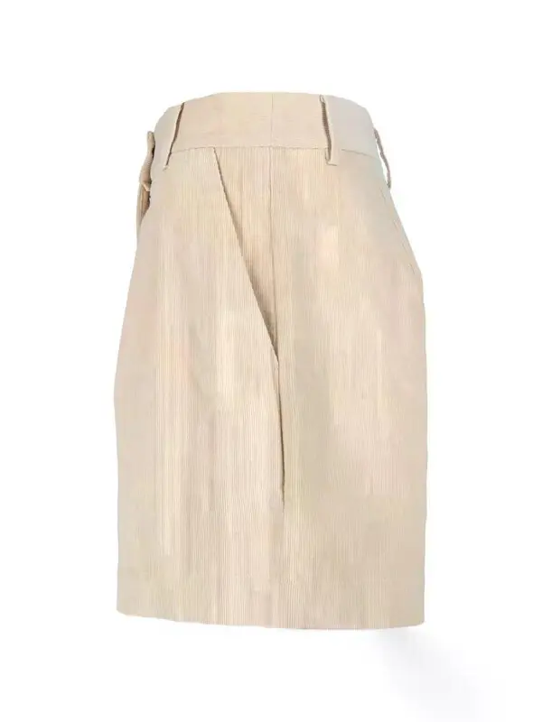 MC2 SAINT BARTH Aya Corduroy Pleated Shorts