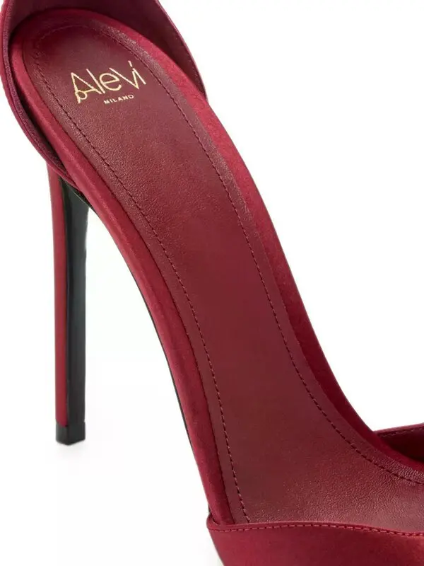 ALEVI MILANO Ninel Xtal Crystal-embellished Satin Sandals