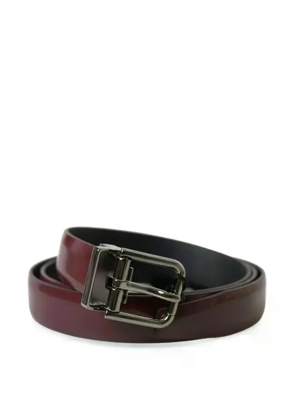 Dolce & Gabbana Buckle-fastening Leather Belt - Red