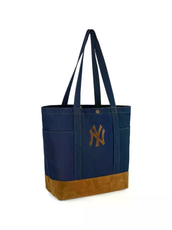 New Era Yankees Mlb Suede Denim Tote Bag