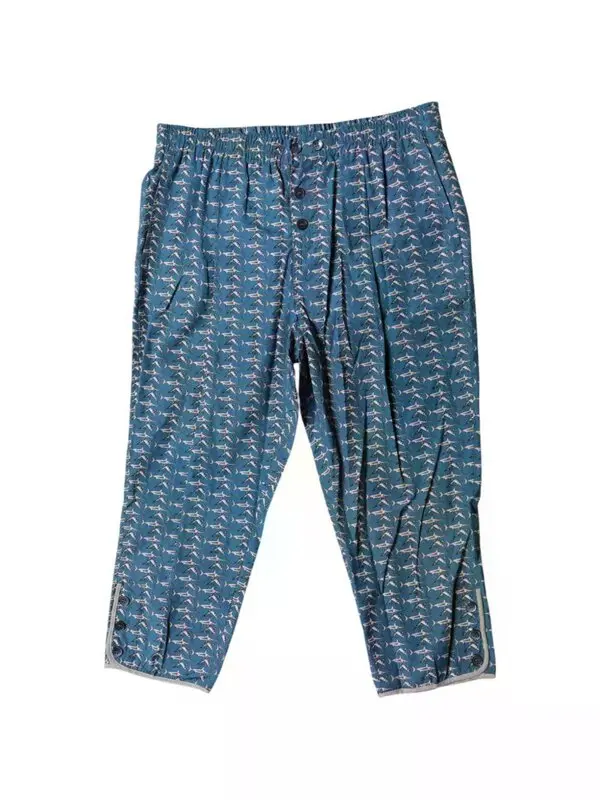 Dolce & Gabbana Swordfish-print Pyjama Bottoms - Blue