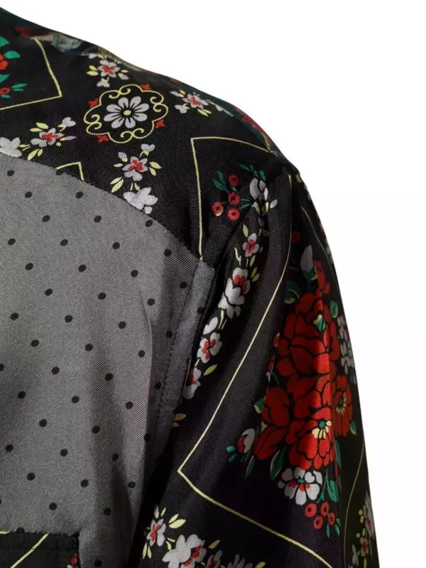 Dolce & Gabbana Patchwork Long-sleeve Shirt