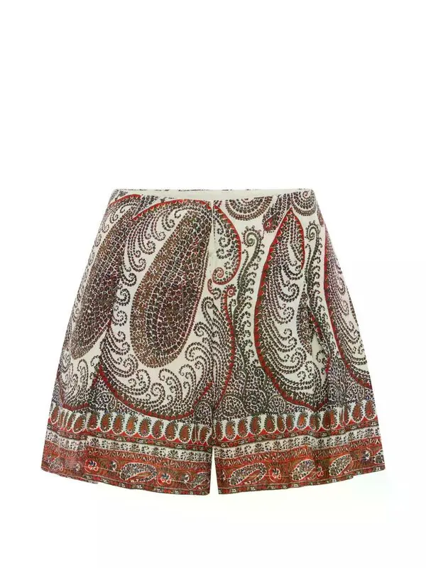 BOTEH Cassia Paisley-print Shorts