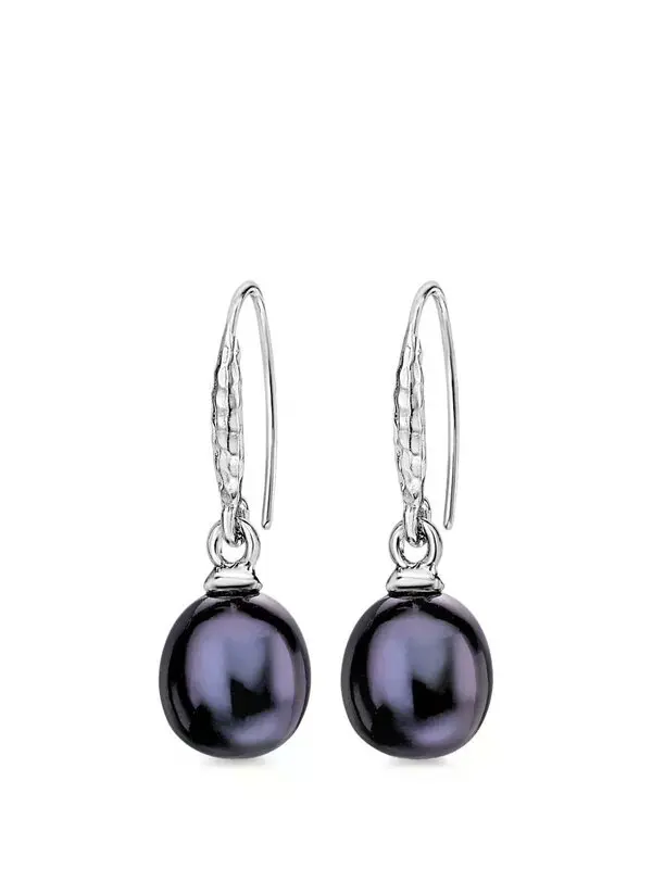 DOWER & HALL Peacock Luna Pearl™ Drop Earrings