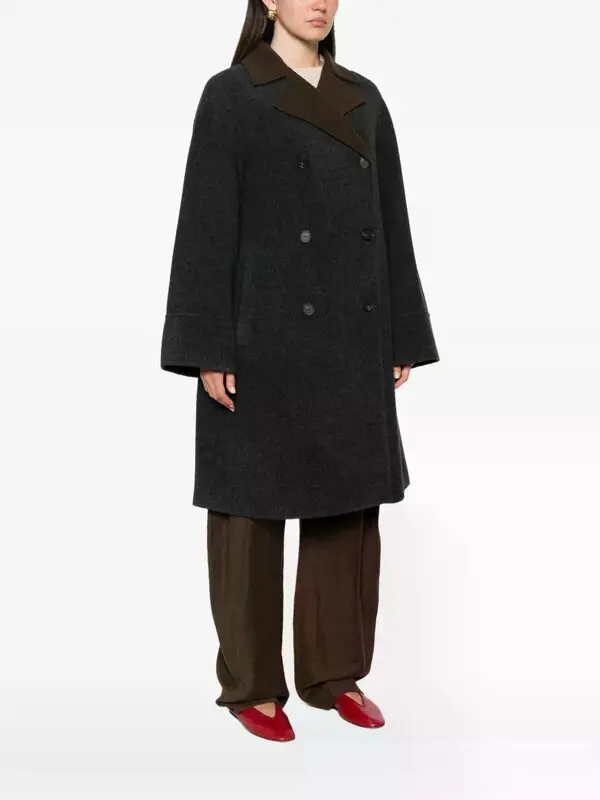 Max Mara Double-breasted Notched-lapels Coat