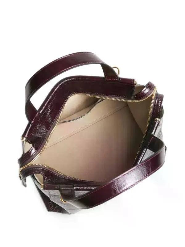 WANDLER Ida Patent Leather Tote Bag