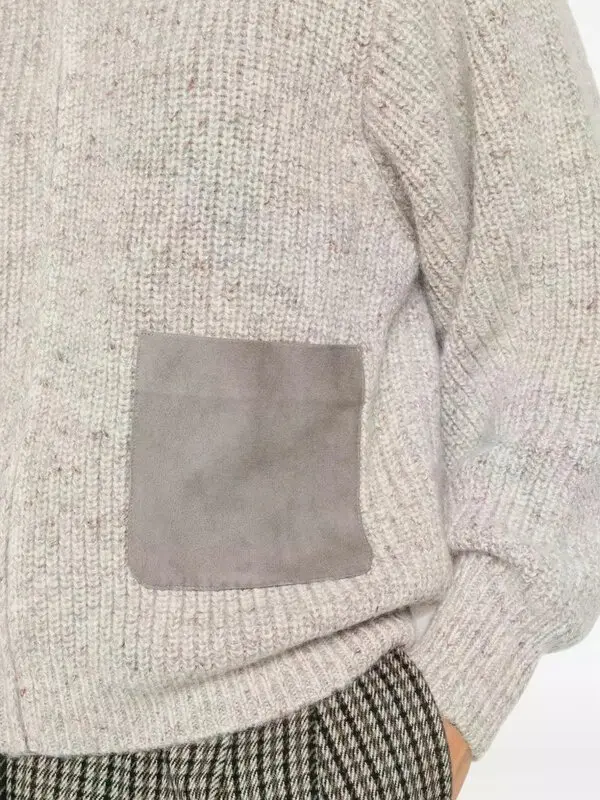 Fabiana Filippi Zip-up Patch-pocket Cardigan