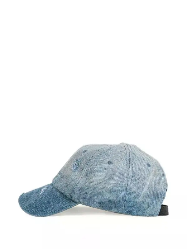 FENG CHEN WANG Distressed-effect Washed Baseball Cap