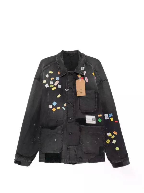 Mihara Yasuhiro Sticker-print Patch-detail Overshirt