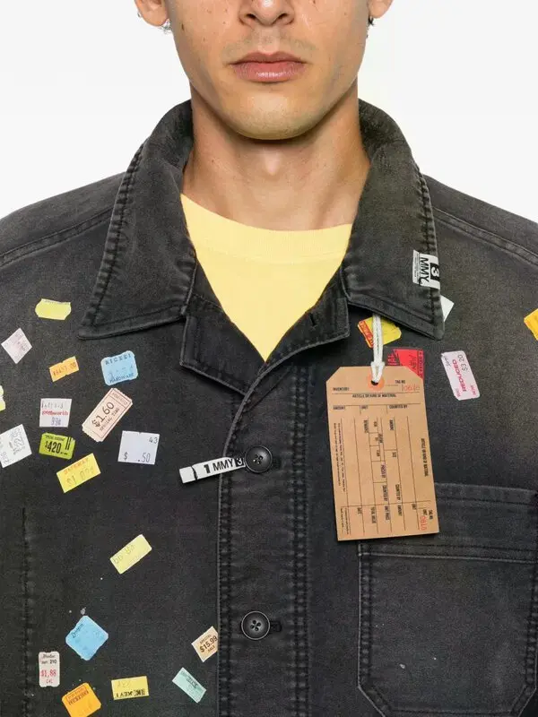 Mihara Yasuhiro Sticker-print Patch-detail Overshirt