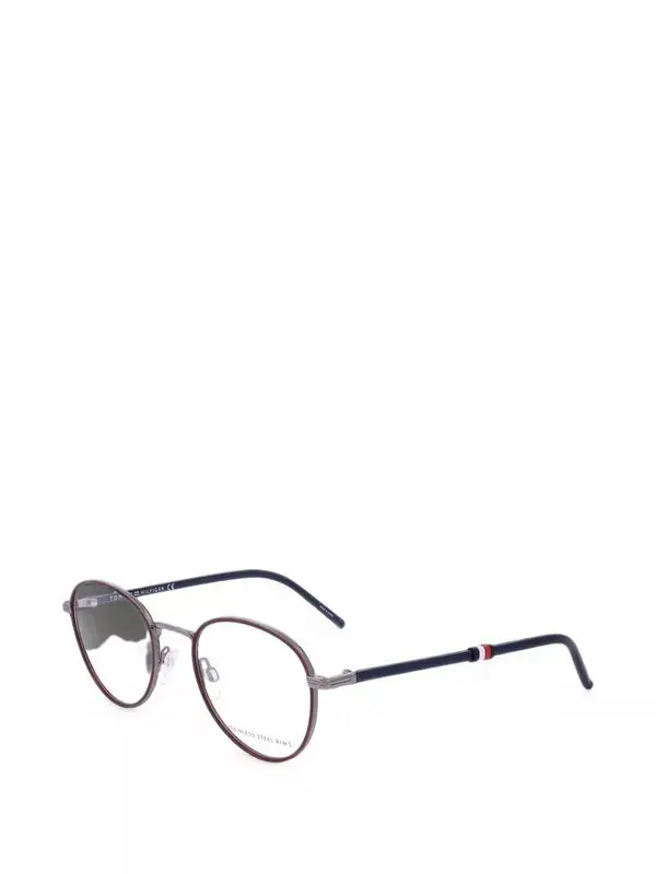 Tommy Hilfiger Round-frame Glasses - Brown