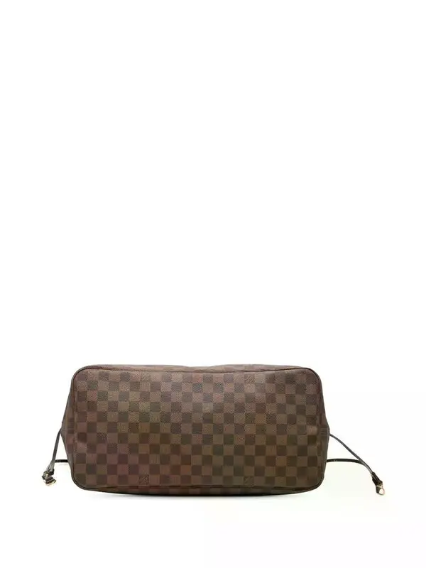 LOUIS VUITTON 2010 Damier Ebene Neverfull Gm Tote Bag