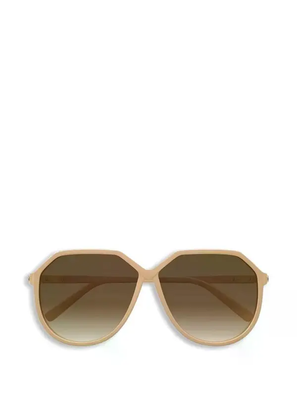 Valentino Garavani Vlogo Geometric-frame Sunglasses