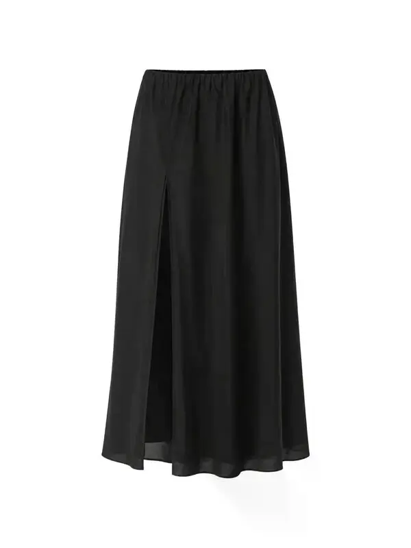 Loulou De Saison Carmen Midi Skirt - Black