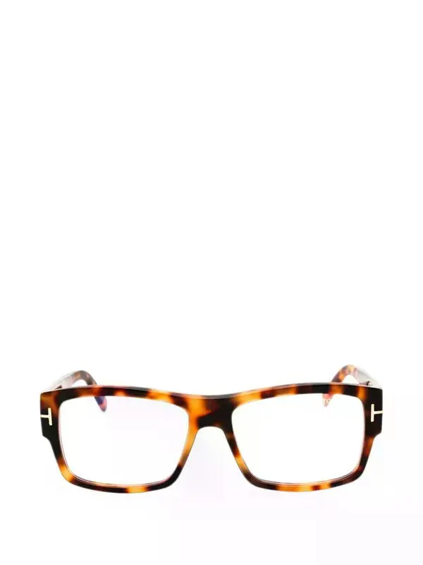 TOM FORD Tortoiseshell-effect Rectangle-frame Glasses