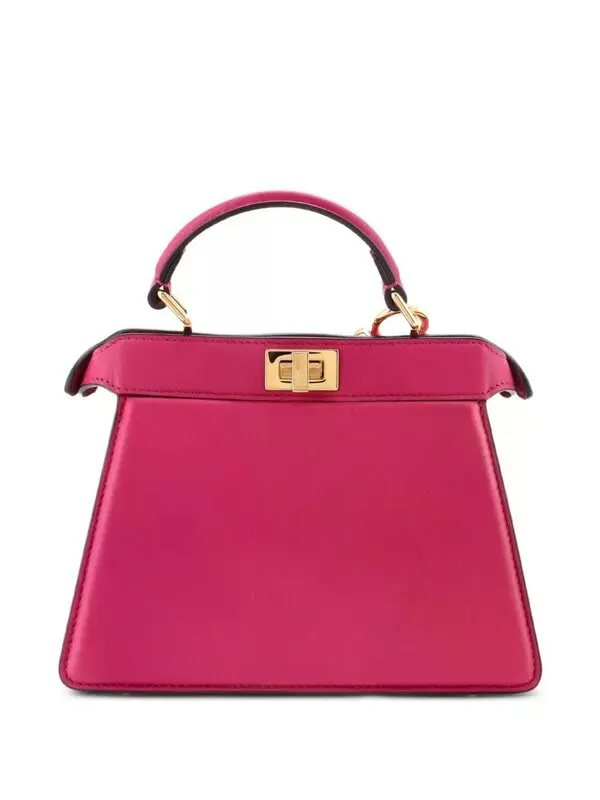 Fendi Peekaboo Iseeu Bag Leather Petite Crossbody Bag - Pink