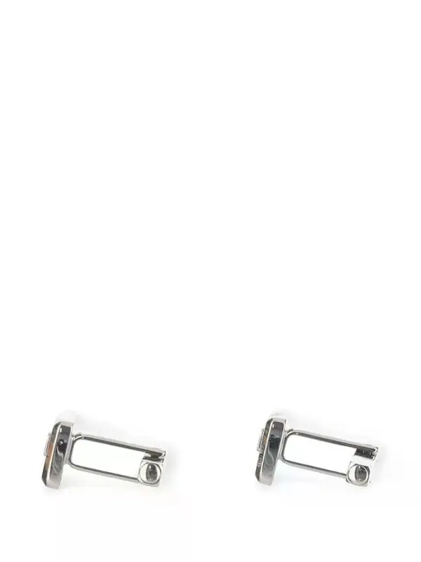 BOSS Enamel-insert Cufflinks With Double-b Monogram