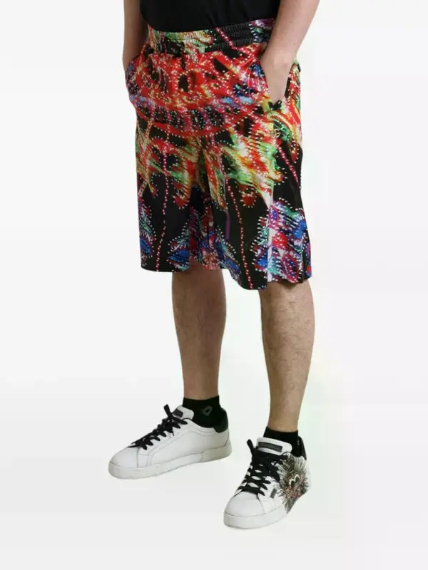 Dolce & Gabbana Luminarie-print Swim Shorts