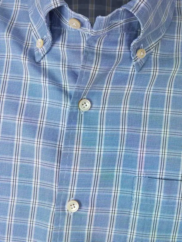 LUIGI BORRELLI Check-pattern Button-down Shirt