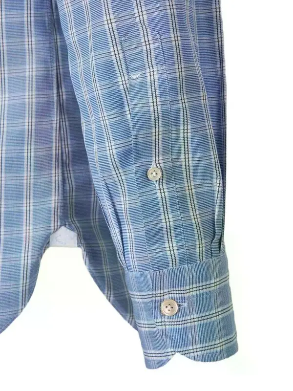 LUIGI BORRELLI Check-pattern Button-down Shirt