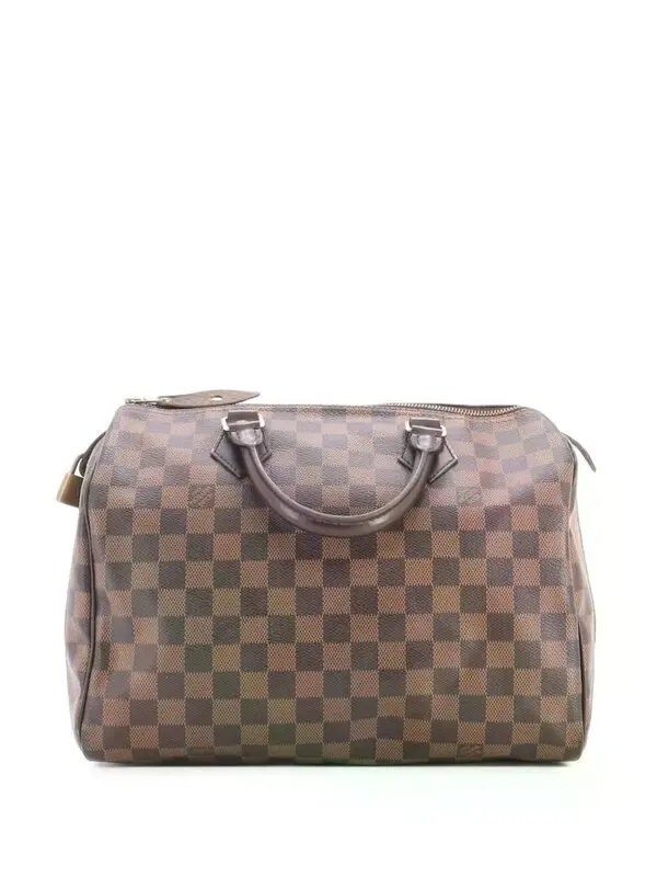 LOUIS VUITTON Speedy Handbag Damier 30 Satchel