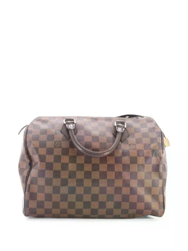 LOUIS VUITTON Speedy Handbag Damier 30 Satchel